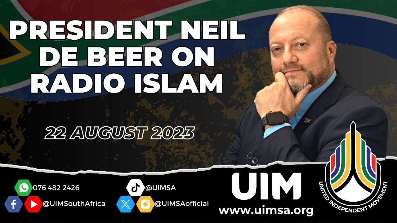 #UIM President Neil De Beer on Radio Islam 23 August 2023 - Multi-party ...