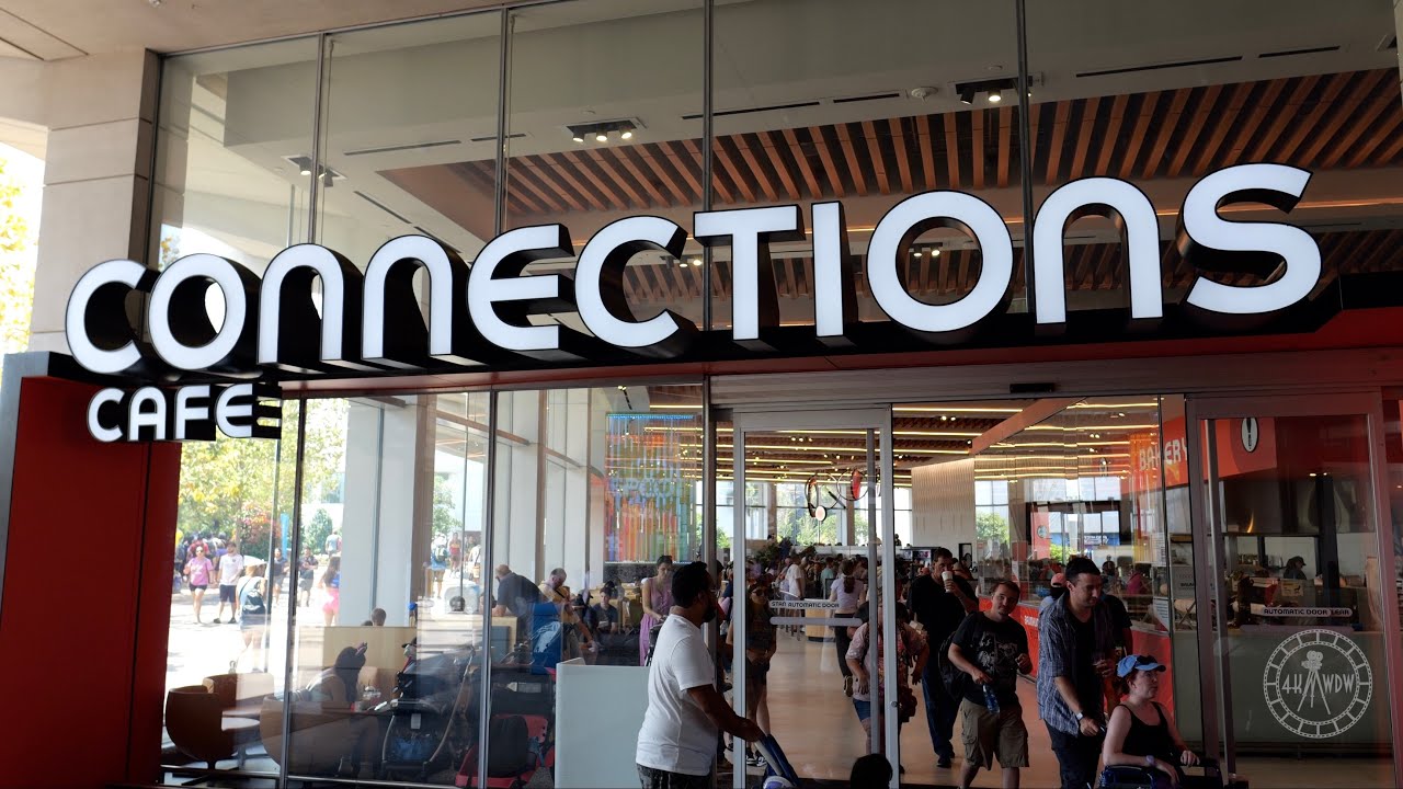 EPCOT Connections Cafe & Eatery 2024 Walkthrough in 4K | Walt Disney ...