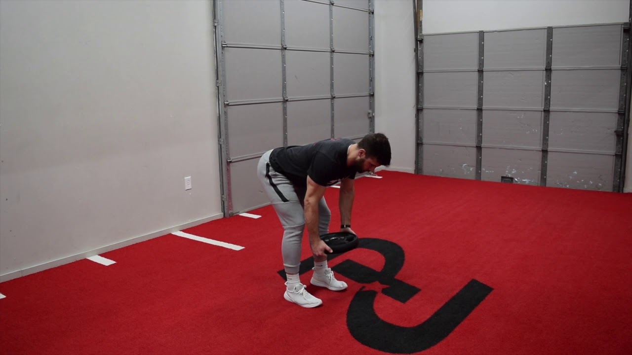 Plate Bent Over Row - YouTube