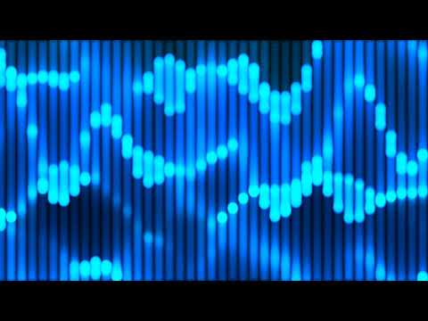 Video Loop Background HD - VJ Loop - No Copyright Royalty Free - VFX Neon Blue LED Wave
