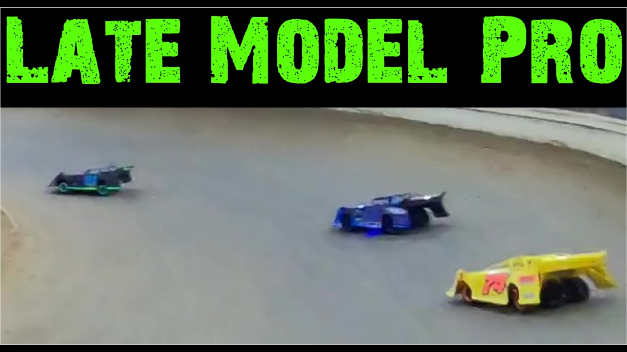 1/5 SCALE RC DIRT OVAL, PRO STOCK LATE MODEL. ROUND 3 - YouTube