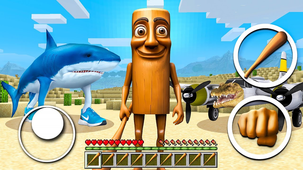 How to Play as TUNG TUNG TUNG SAHUR in Minecraft? - YouTube
