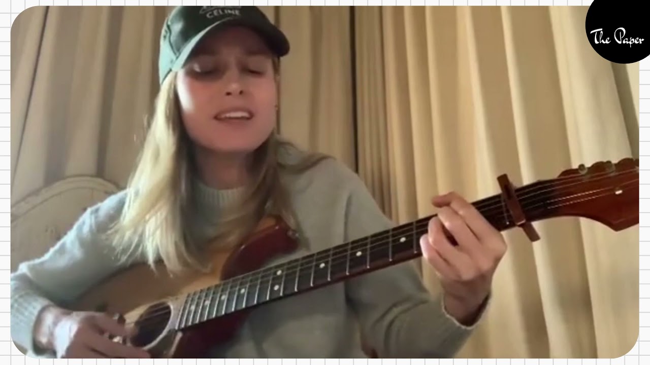 Brie Larson Singing Olivia Rodrigo Song - YouTube