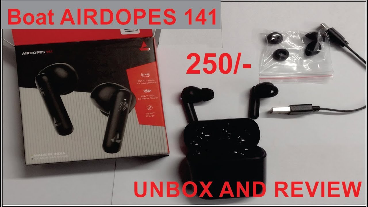 Boat Airdops Unbox and review | Airdops | Airpods | Apple Airpods - YouTube