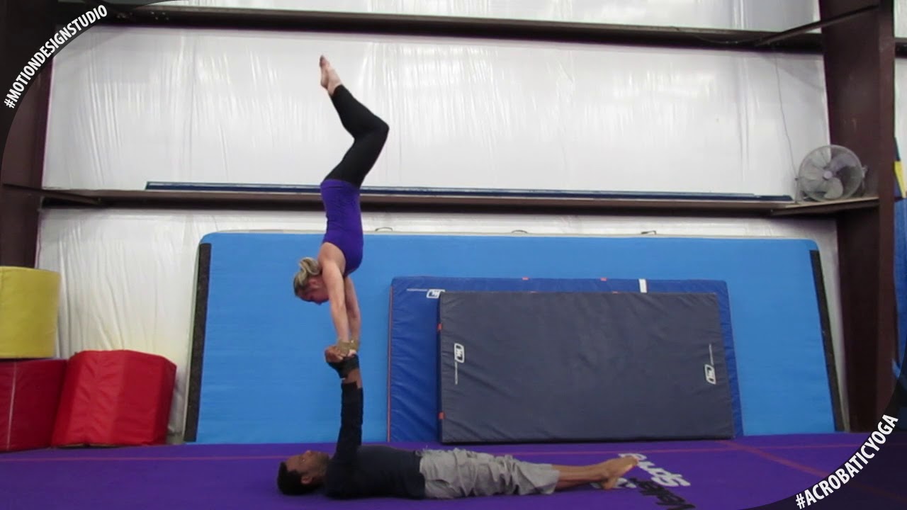 Partner Acrobatics Practice Session - YouTube