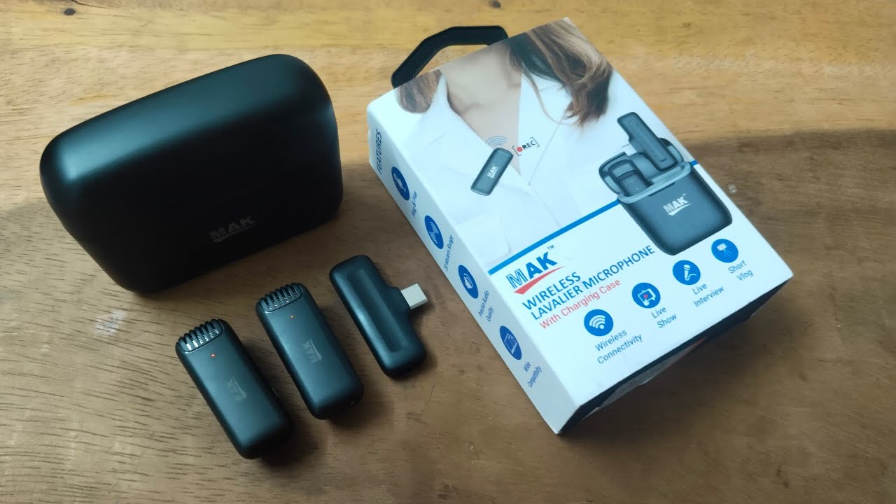 Unboxing Video of Mak Wireless Microphone(MK-13Pro) Bought From ...