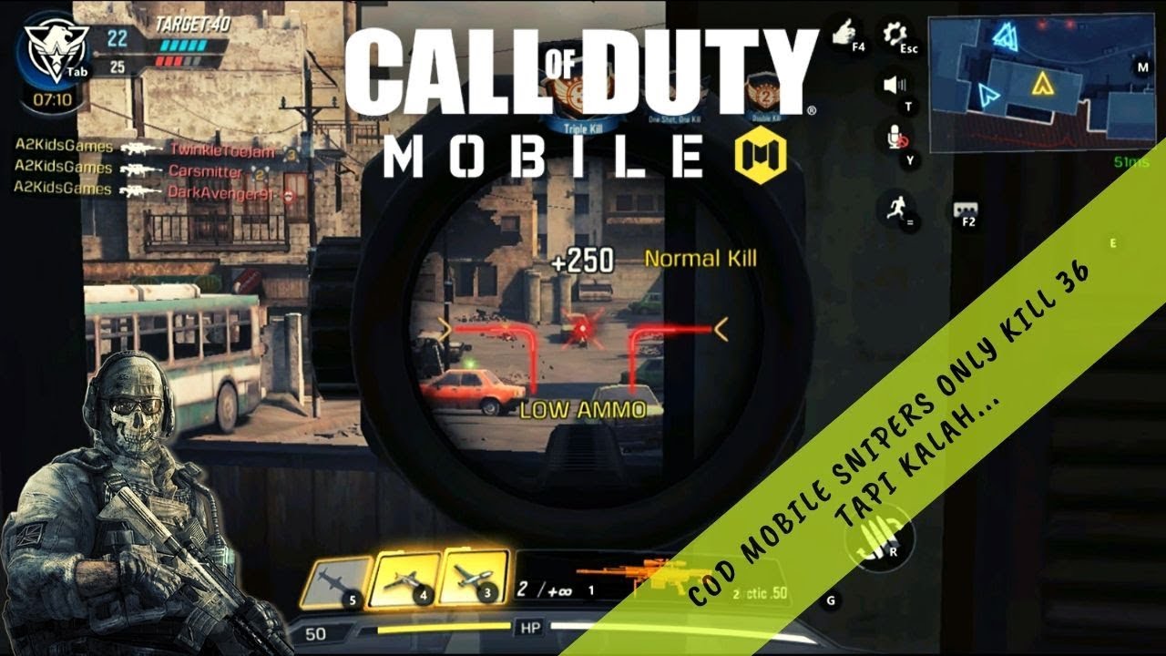 COD Mobile Snipers Only Kill 36 Tapi Kalah - YouTube