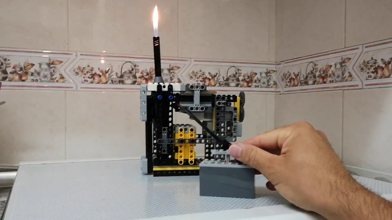 LEGO refinery flare stack [WIP] - YouTube