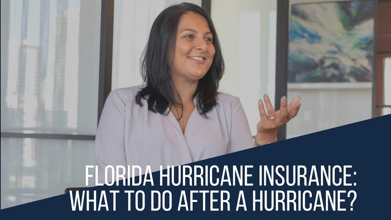 Florida Hurricane Insurance: What To Do After a Hurricane? - YouTube