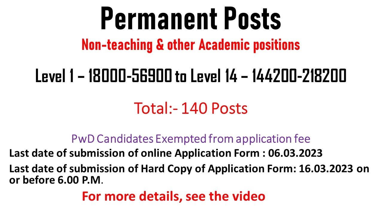 permanent-non-teaching-posts-recruitment-2023-18000-56900-to-144200