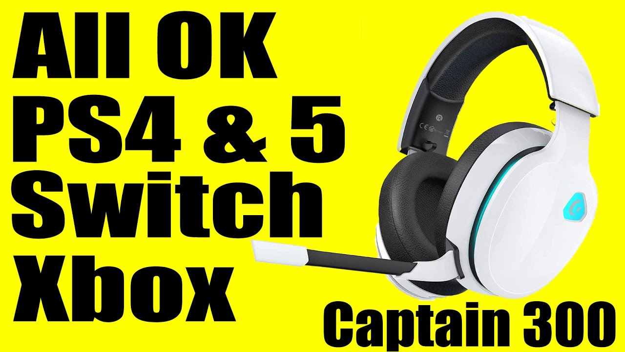 【Switch PS4 PS5対応】マルチゲーミングヘッドセット Gtheos Captain 300 解説 - YouTube