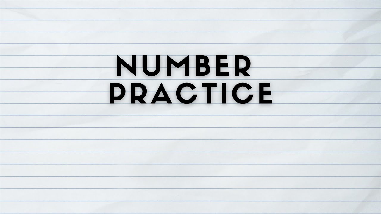 Number Practice: Years 4 - YouTube