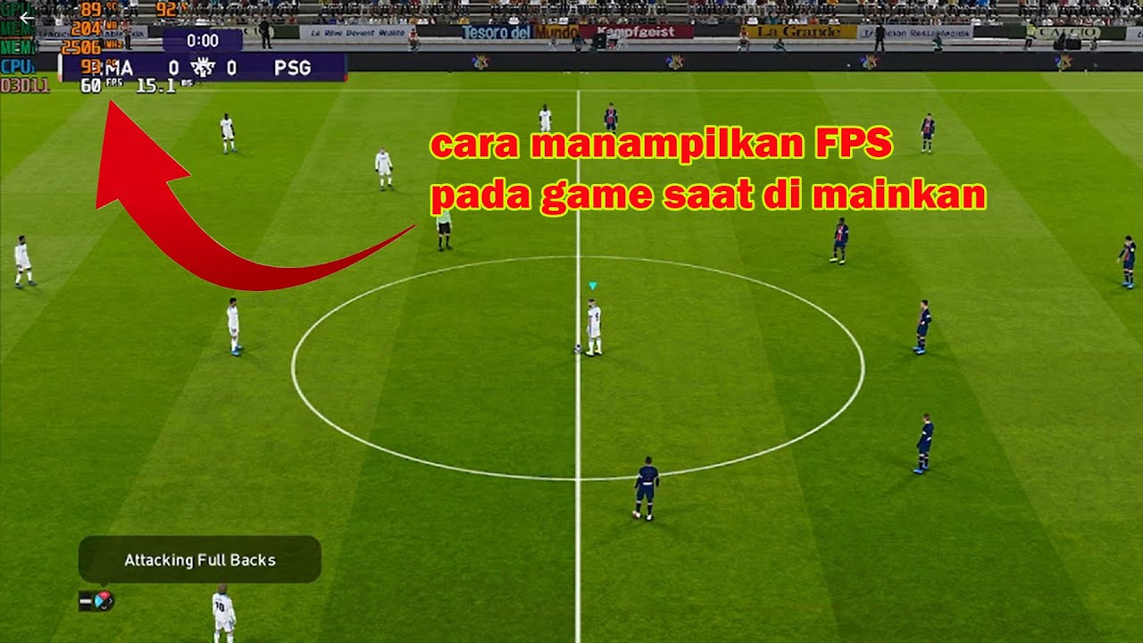 tutorial cara melihat fps pada layar game saat di mainkan - YouTube