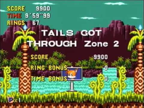 Sonic CD 2011 (360) - Time Travel + Signpost + Time Over/Game Over ...