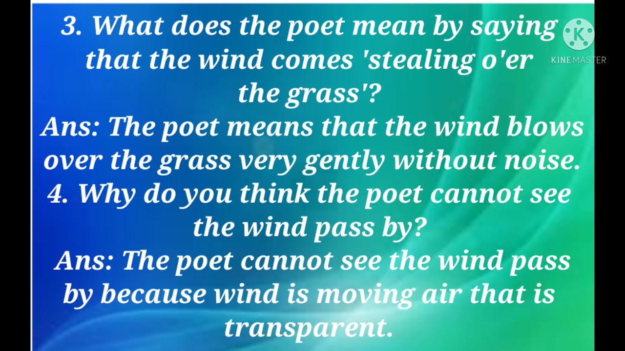 Class-3..English Rose Reader..Poem- Friends by Abbie Farwell Brown..(Q ...