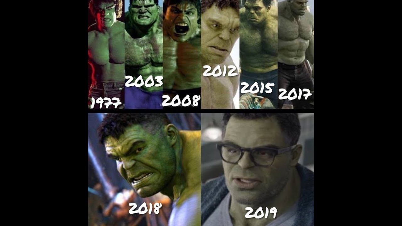 Incredible Hulk Evolution: All the Transformations! - YouTube