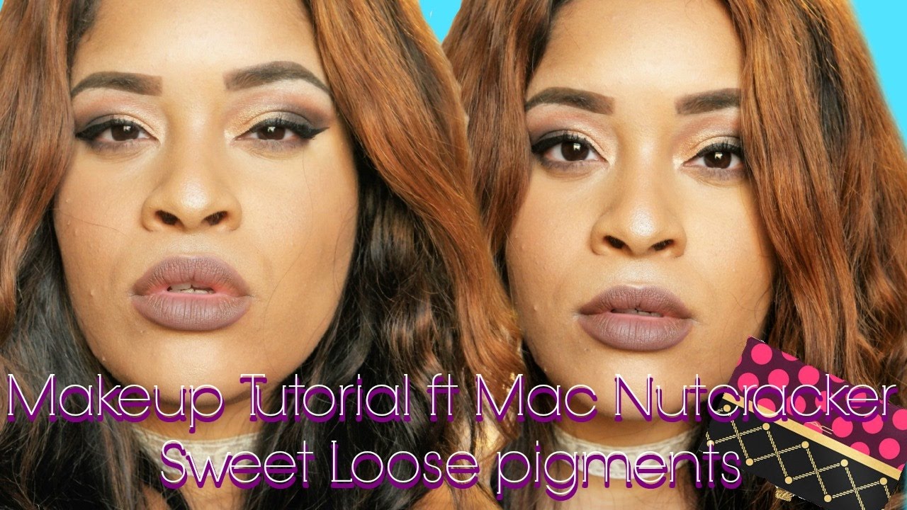 Makeup Tutorial ft Mac Nutcracker Sweet Loose Pigments | Lulu Londyn - YouTube