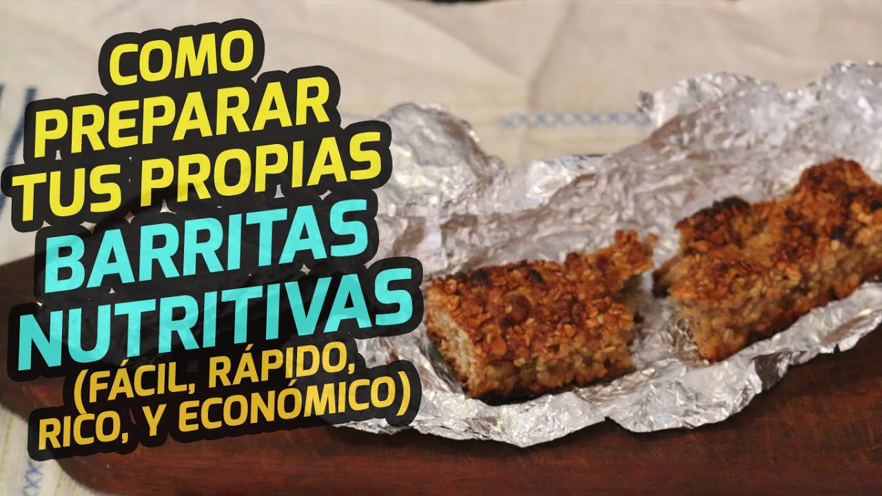 Cómo preparar Barras Nutritivas en casa - YouTube