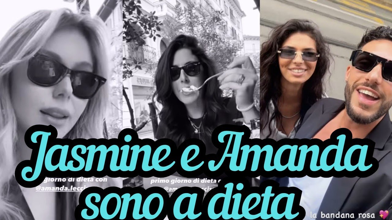 AMANDA a pranzo con JASMINE CARRISI | STEFANO: Federica non è incinta ...