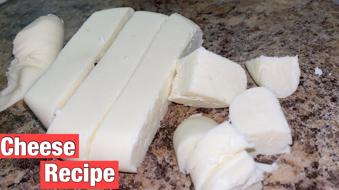 How to Make Cheese at Home - Easy Cheese Recipe - YouTube