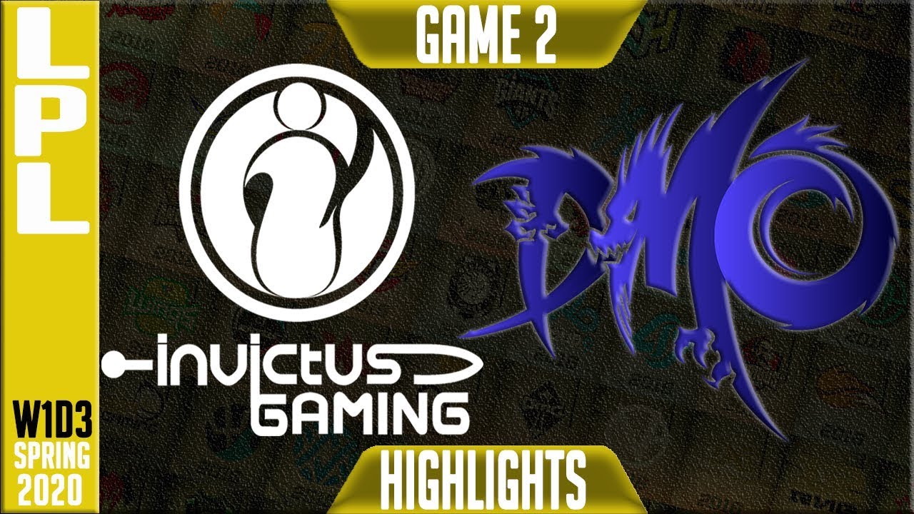 IG vs DMO Highlights Game 2 | LPL Spring 2020 W1D3 | Invictus Gaming vs Dominus Esports G2 - YouTube