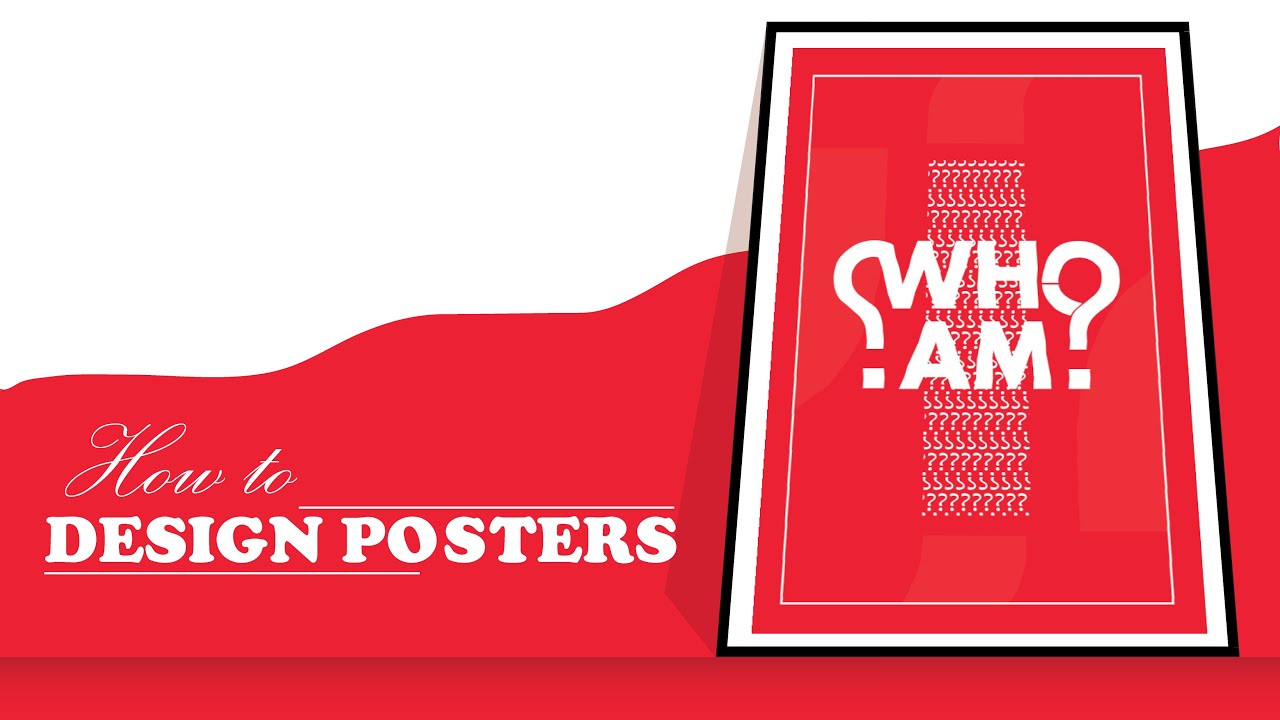 How to Design Creative Posters in Illustrator | Beginner's design guide ...