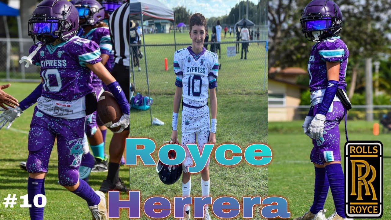 Royce Herrera aka Rolls Royce 12U Season Highlights CB/WR - YouTube