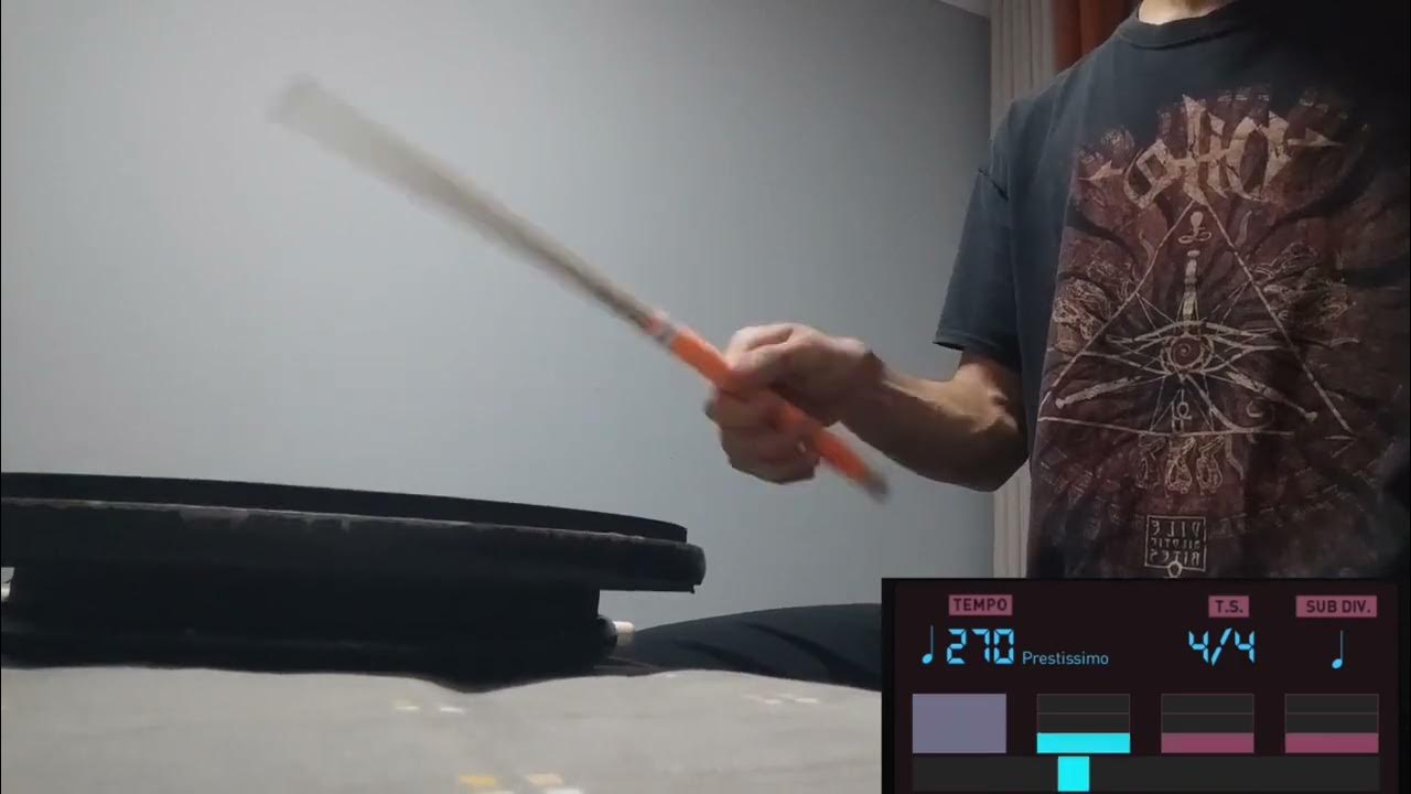 270bpm push-pull technique (left hand) - YouTube