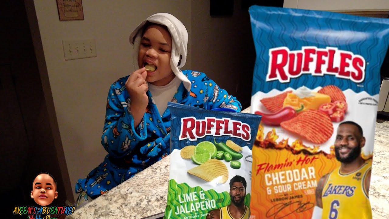 Lebron James & Anthony Davis has the BEST Ruffles Flavor Chips EVER ...