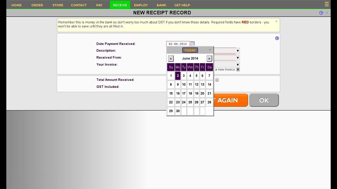 eLEDGER Tutorial on recording Payments Received - YouTube