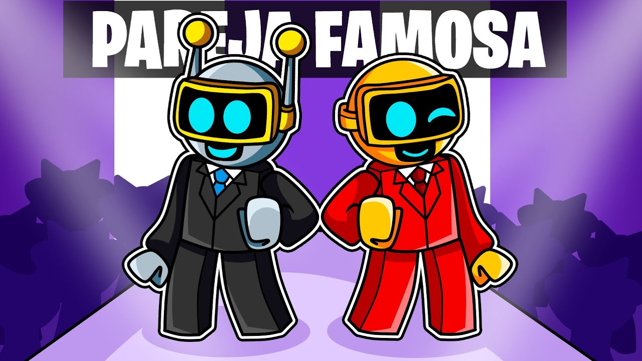 FUN BOT y GARNOLD se VUELVEN una PAREJA FAMOSA en ROBLOX - YouTube