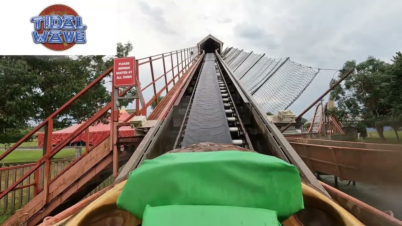 Tidal Wave Log Flume POV Crealy Theme Park & Resort - YouTube