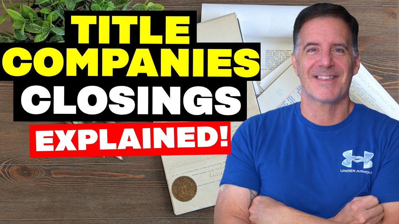 Title Companies & Closings Explained for Beginners in Wholesaling Real ...