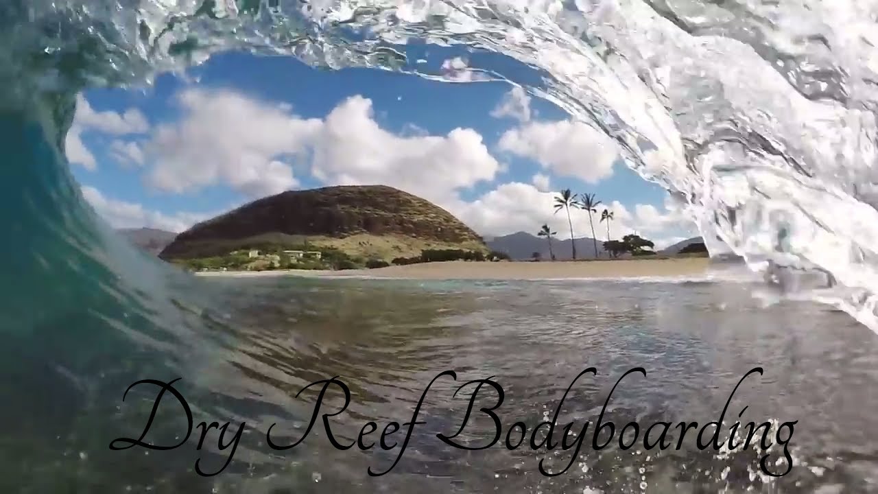 DRY REEF Bodyboarding | SUPER CLEAR WATER | R.T.F - YouTube