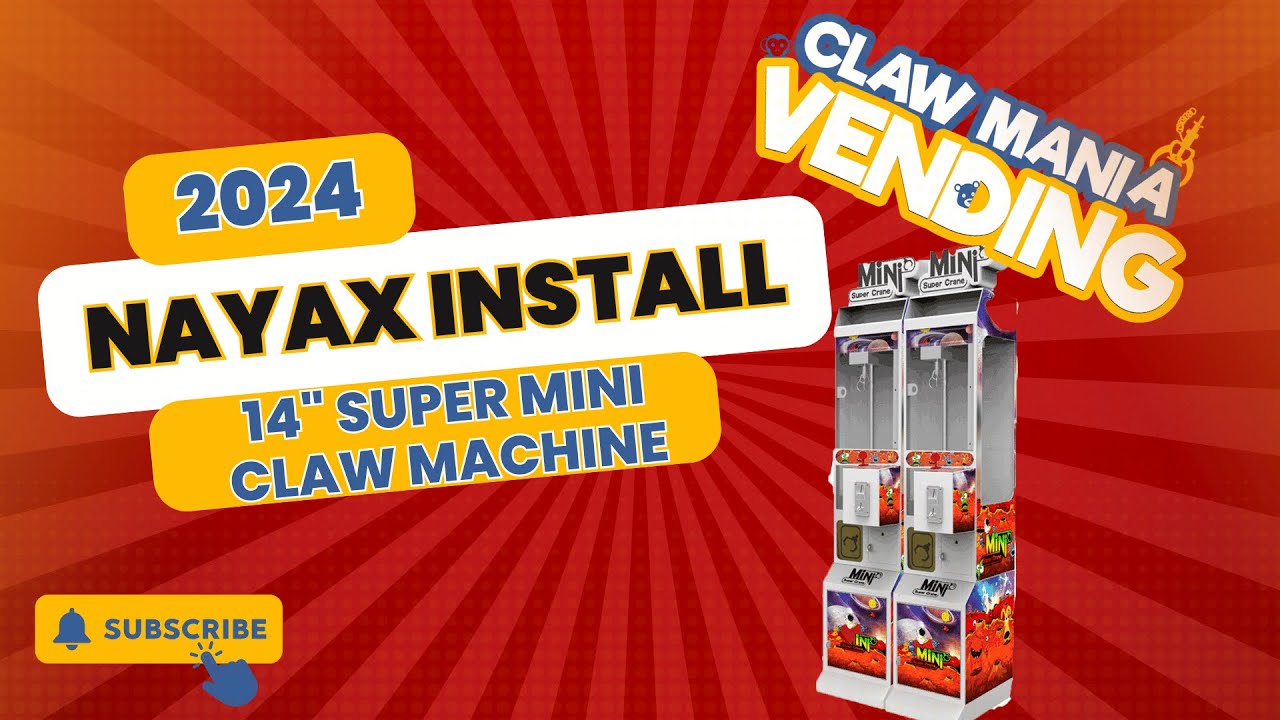 Installing Nayax card reader on Candymachines.com 14" Super Mini Claw ...