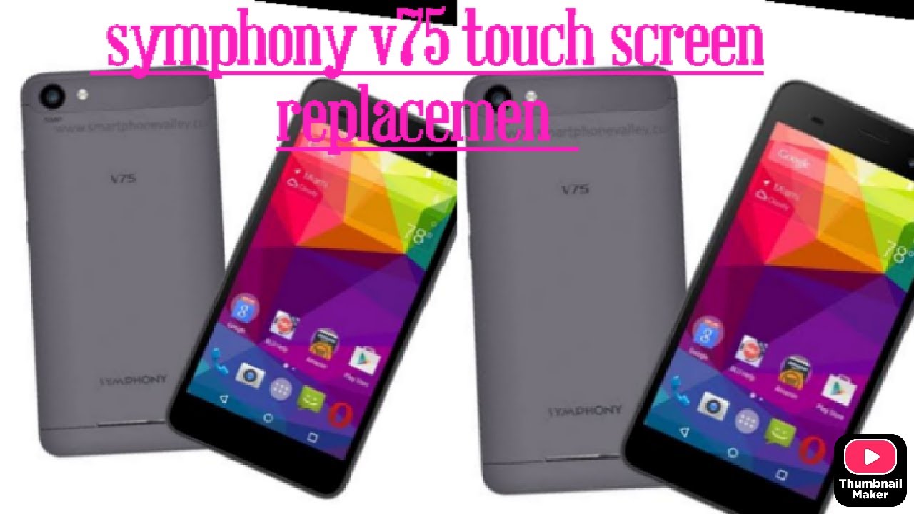 symphony v75 touch change - YouTube