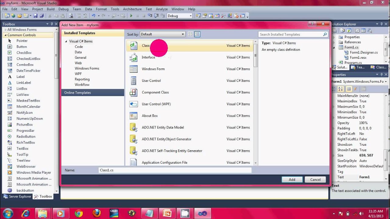 C Class Object And Method Tamil Tutorial Youtube 3339