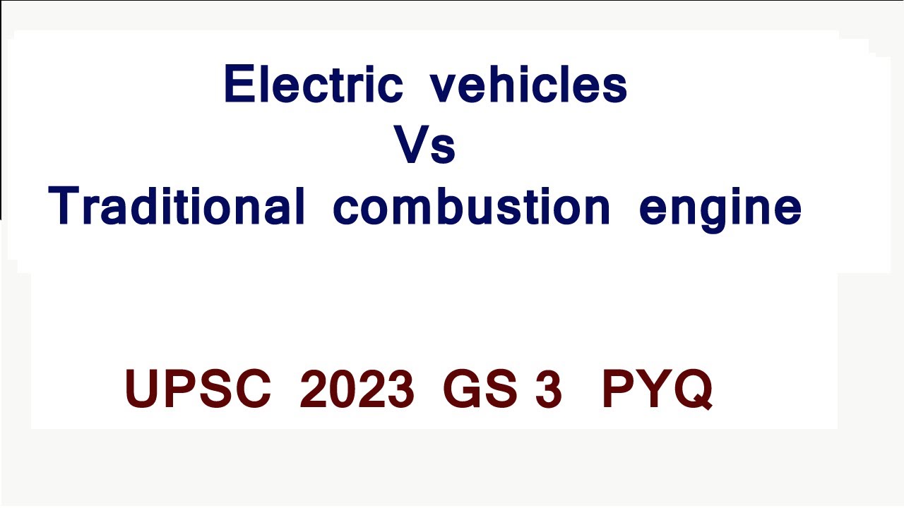 Electric vehicles vs traditional combustion engine vehicles - YouTube