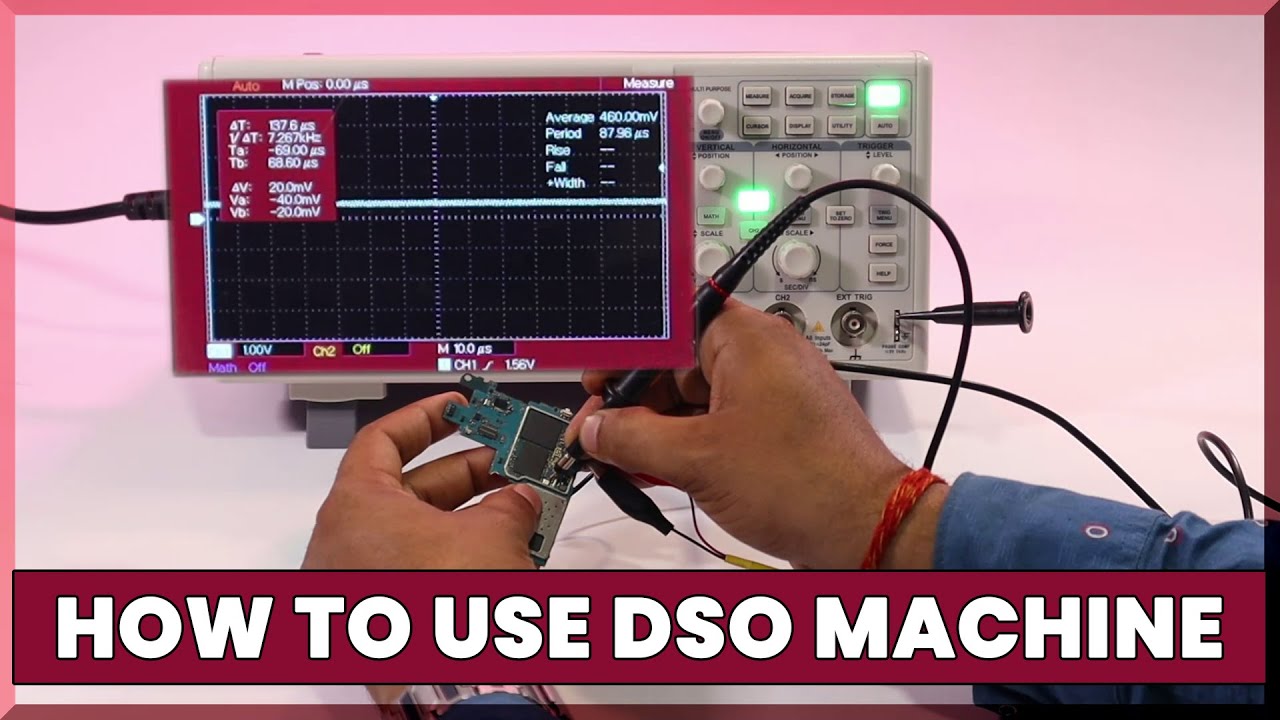 How to use and setting up DSO Machine || Join Online & Offline Course ...