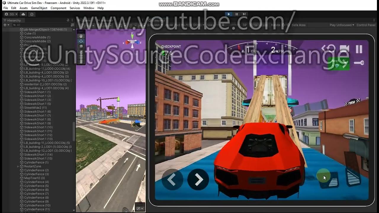 Ultimate Car Driving Simulator sellunitysourcecode - YouTube