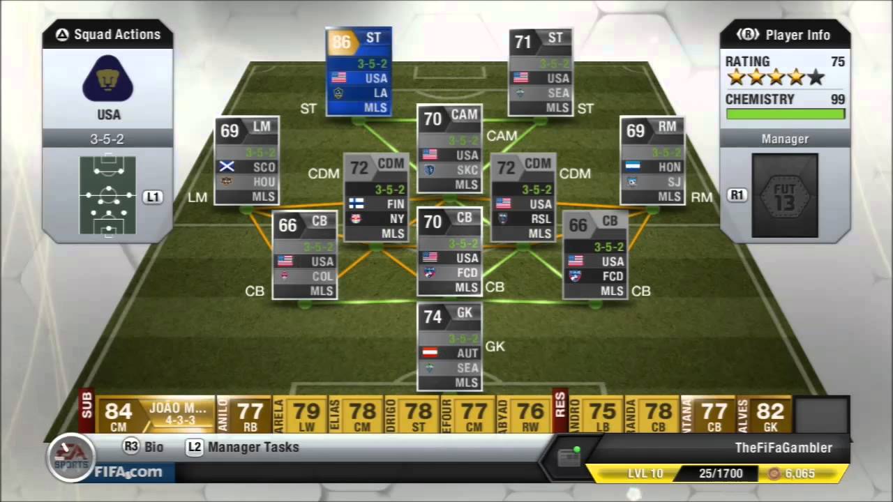 FIFA 13 UT- MLS Squad builder 'BEASTLY & AFFORDABLE' ft. TOTS Donovan ...
