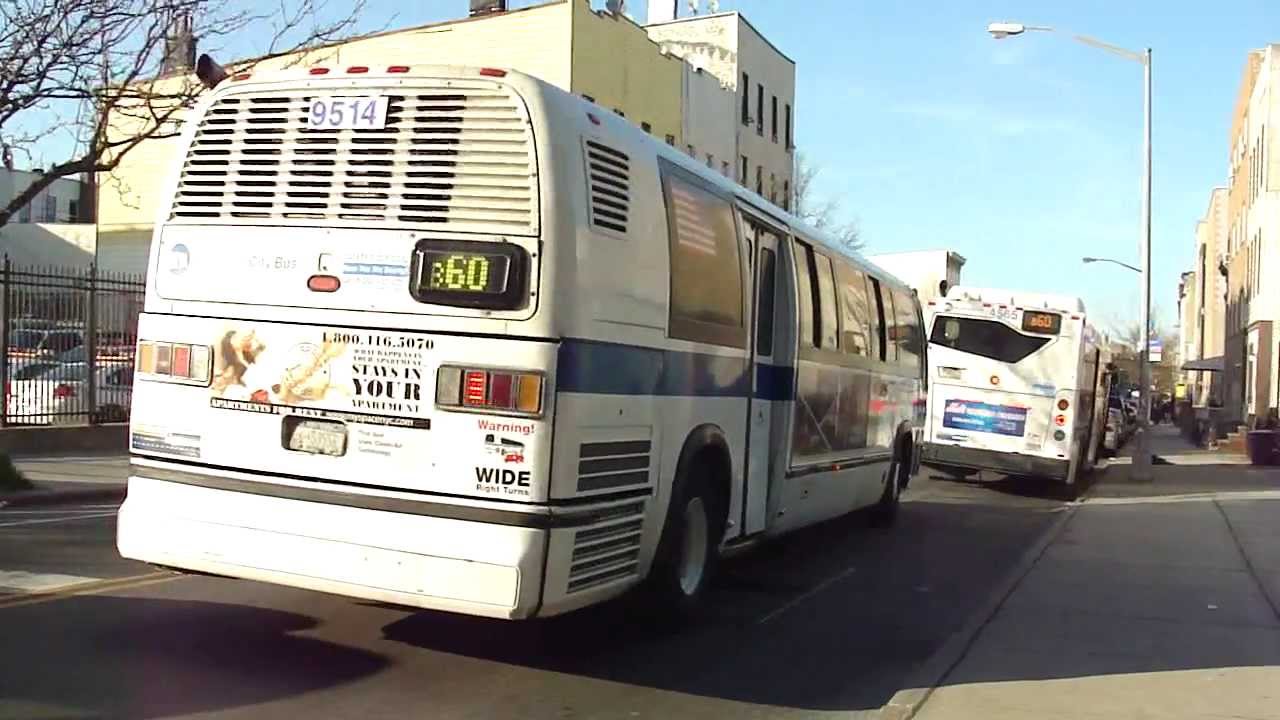 MTA NYCT Bus: 2008 Orion VII NG #4565 & 1998 Nova-RTS #9514 B60 Buses ...
