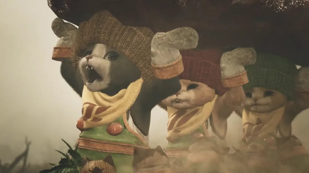 Monster Hunter Wilds | Palico Meat Cutscene - YouTube