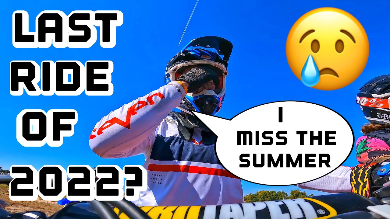SUNSET RIDGE MX - LAST RIDE OF 2022? 😭 - YouTube