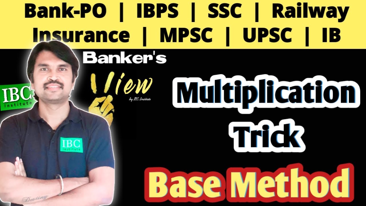 Base Method | Calculation Tricks | Vedic Maths - YouTube