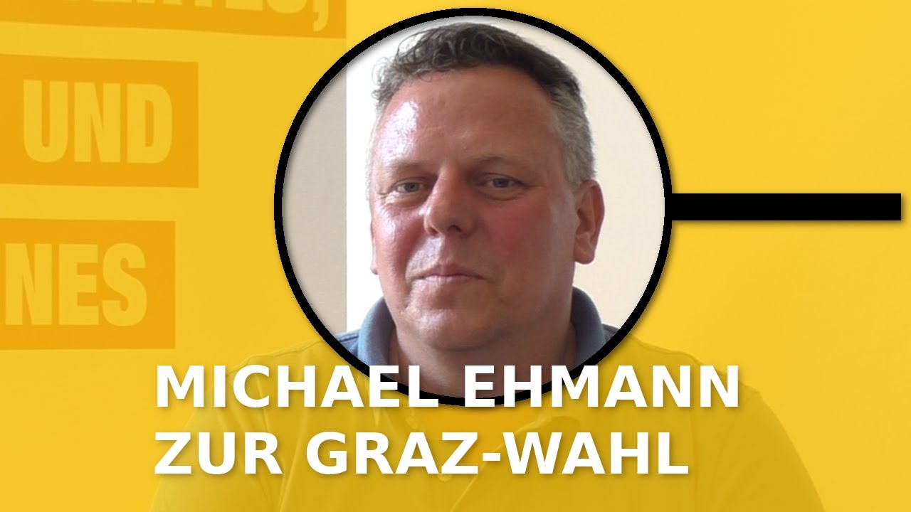 #GrazWahl21: Sozialdemokratie will mitregieren - Michael Ehmann (SPÖ ...