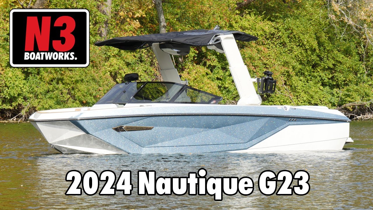 2024 Nautique G23 - Steel Blue Metallic/Lunar White - On Water || N3 ...