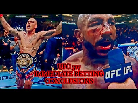 UFC 307 - Quick Betting Recap - YouTube
