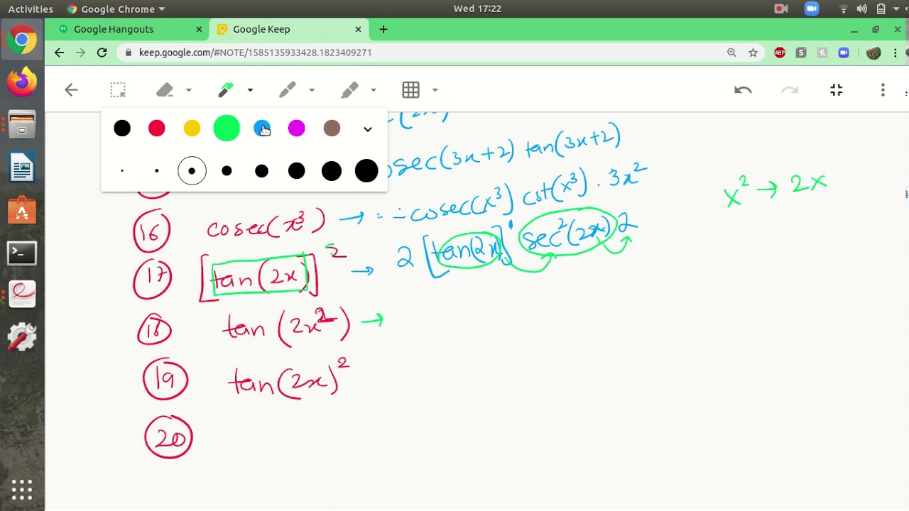 Differentiation practice - YouTube