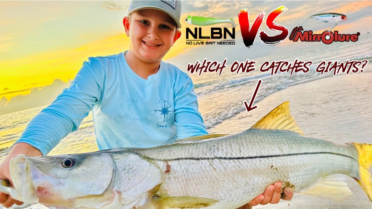 NLBN VS MIRROLURE CHALLENGE *snook fishing* - YouTube